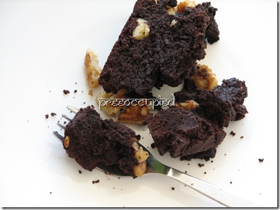 PreeOccupied: Baking Equinox With Fudgy Walnut Chocolate Cake